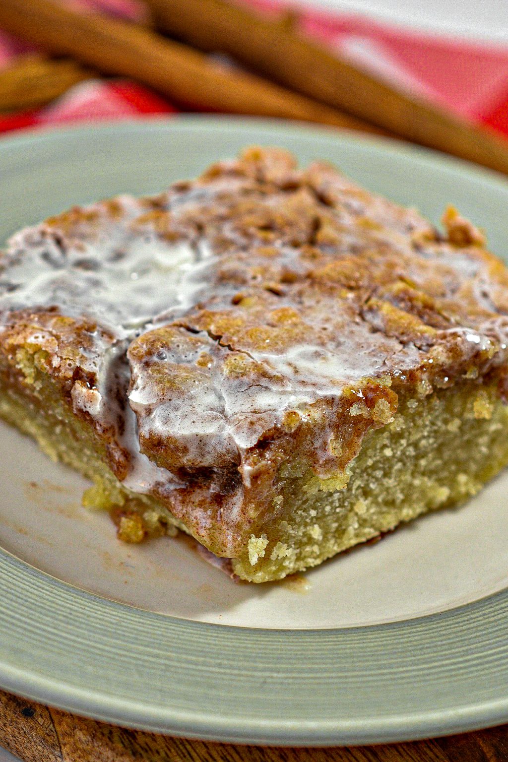 Cinna-bun Cake in the Oven - Sweet Pea's Kitchen