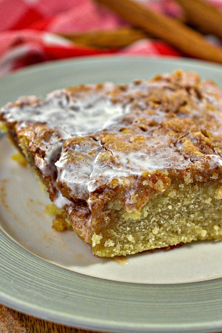 Cinna-bun Cake in the Oven - Sweet Pea's Kitchen