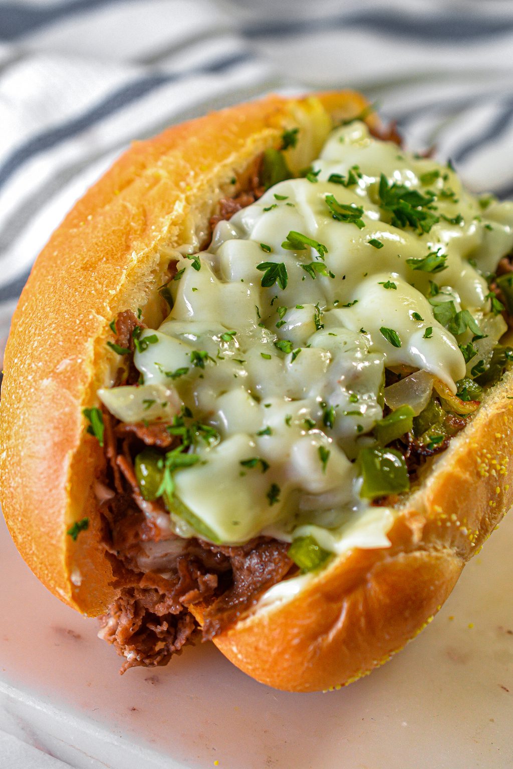 Homemade Cheesesteak Subs - Sweet Pea's Kitchen