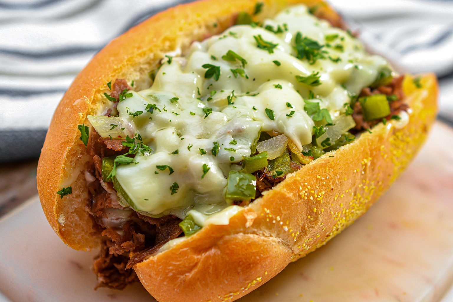 Homemade Cheesesteak Subs - Sweet Pea's Kitchen