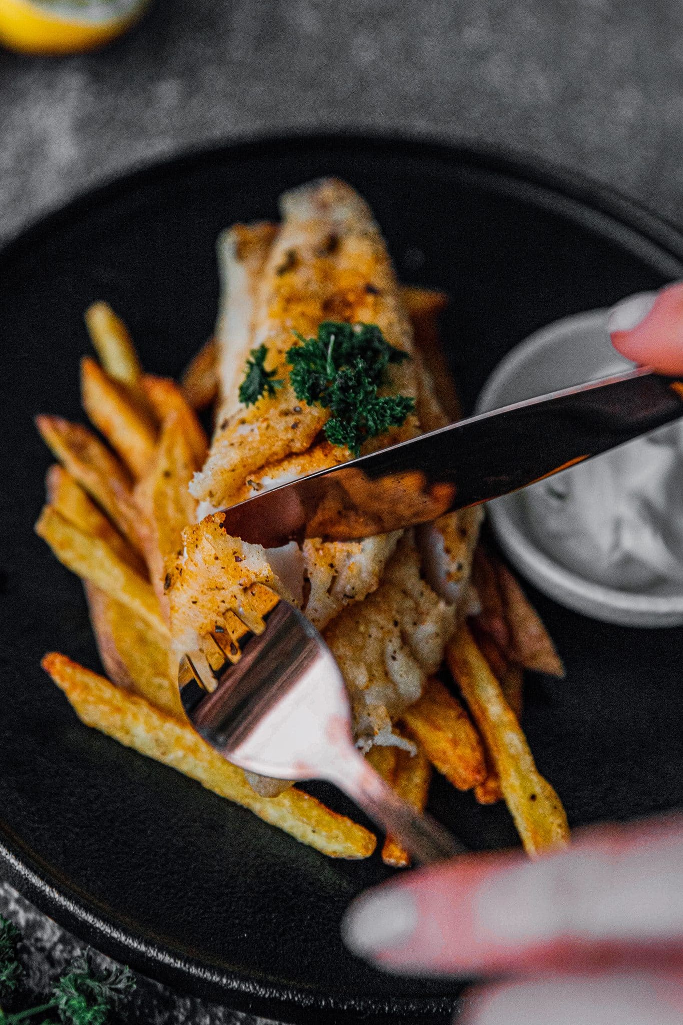 Lemon Pepper Fried Fish - Sweet Pea's Kitchen