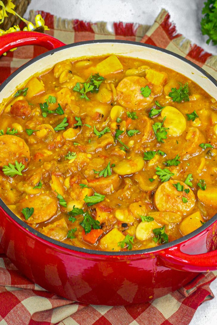 Sweet Potato Stew with Sausage - Sweet Pea's Kitchen