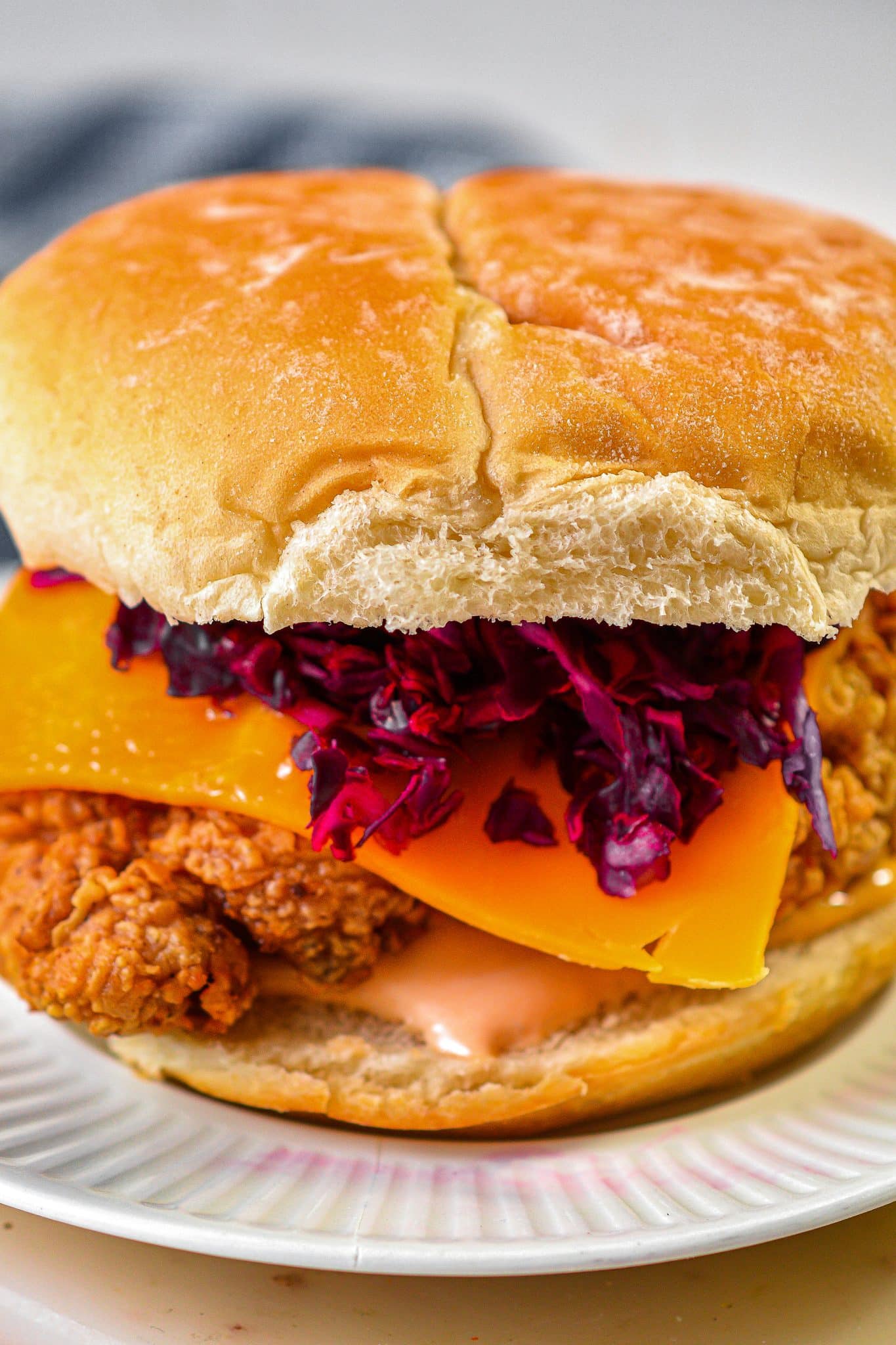 2 Handed Crispy Fried Chicken Sandwiches - Sweet Pea's Kitchen