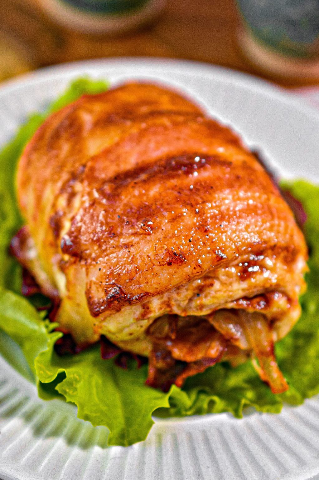 BBQ Bacon Stuffed Chicken - Sweet Pea's Kitchen