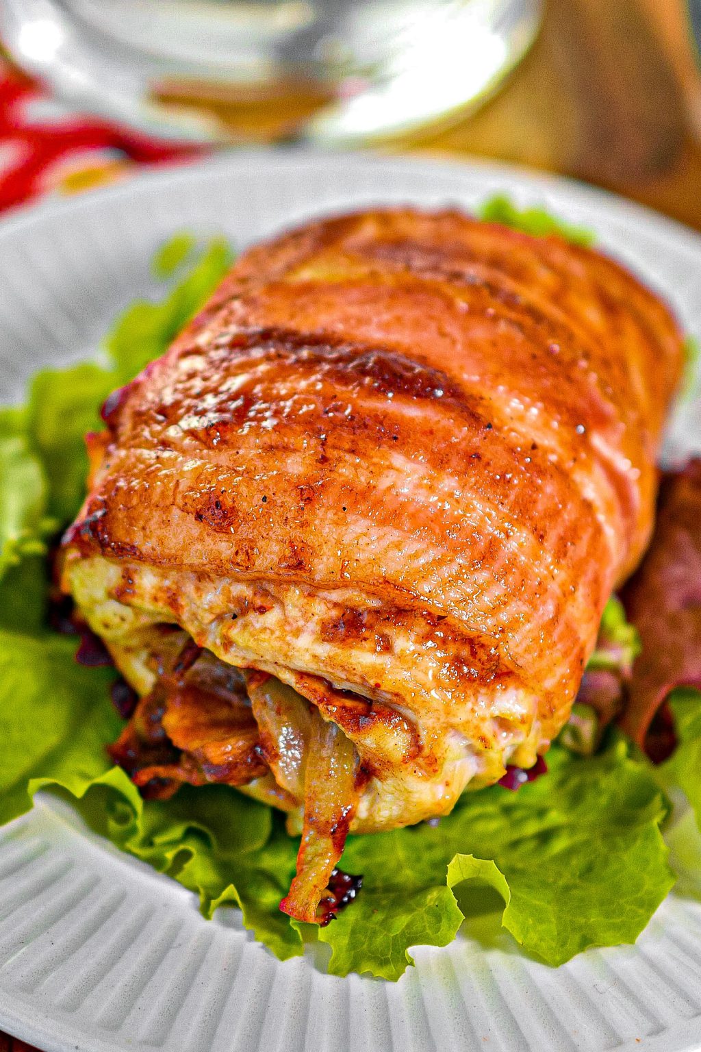 BBQ Bacon Stuffed Chicken - Sweet Pea's Kitchen