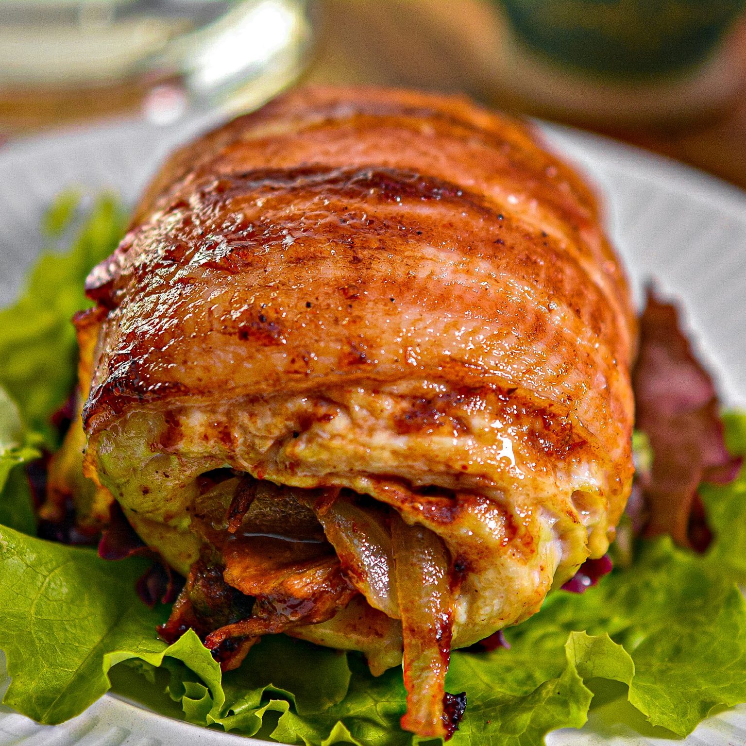 BBQ Bacon Stuffed Chicken - Sweet Pea's Kitchen