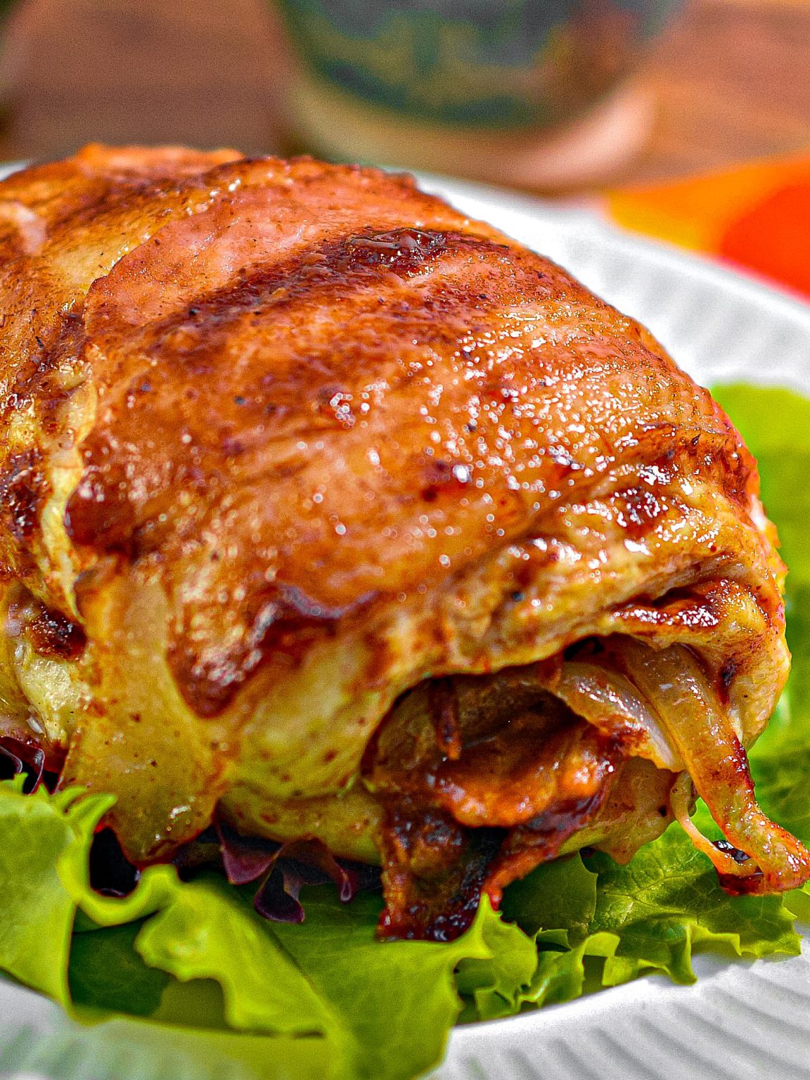 BBQ Bacon Stuffed Chicken - Sweet Pea's Kitchen