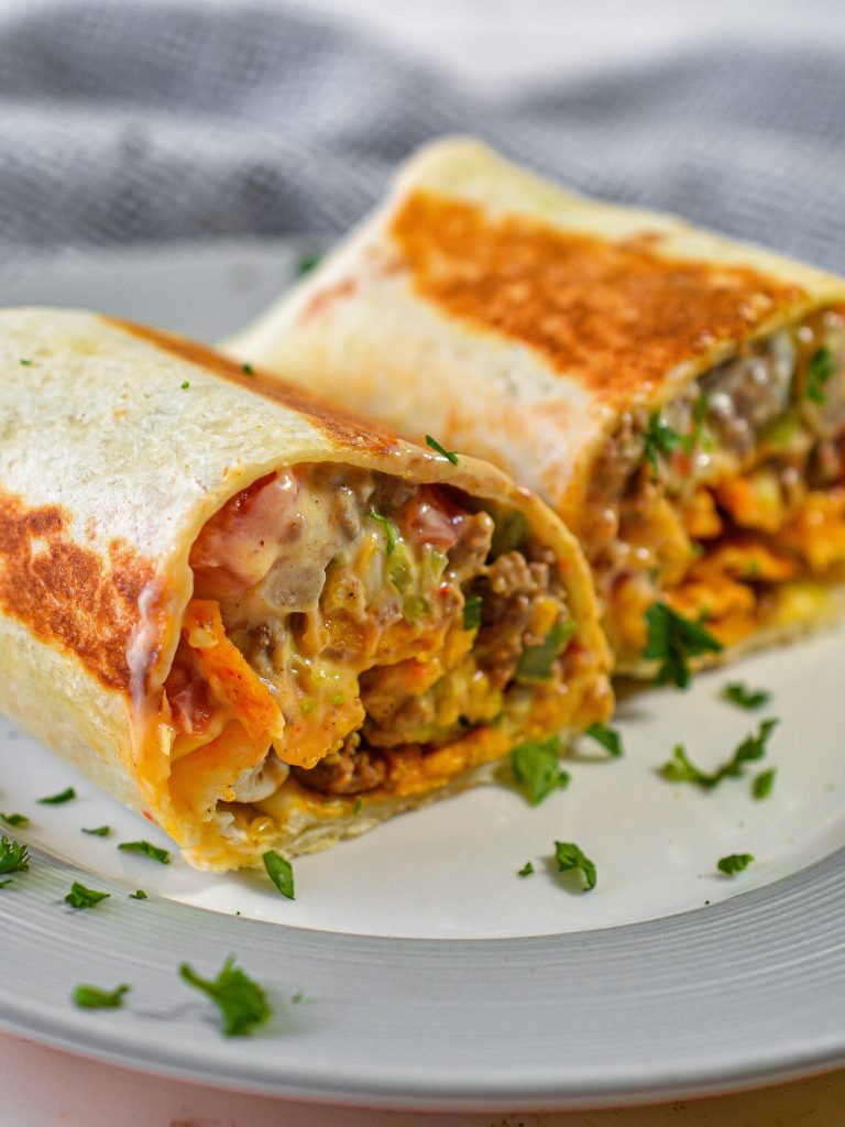 Beefy Nacho Cheese Wrap - Sweet Pea's Kitchen