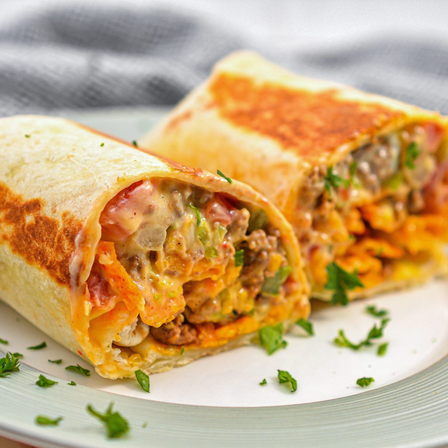 Beefy Nacho Cheese Wrap - Sweet Pea's Kitchen