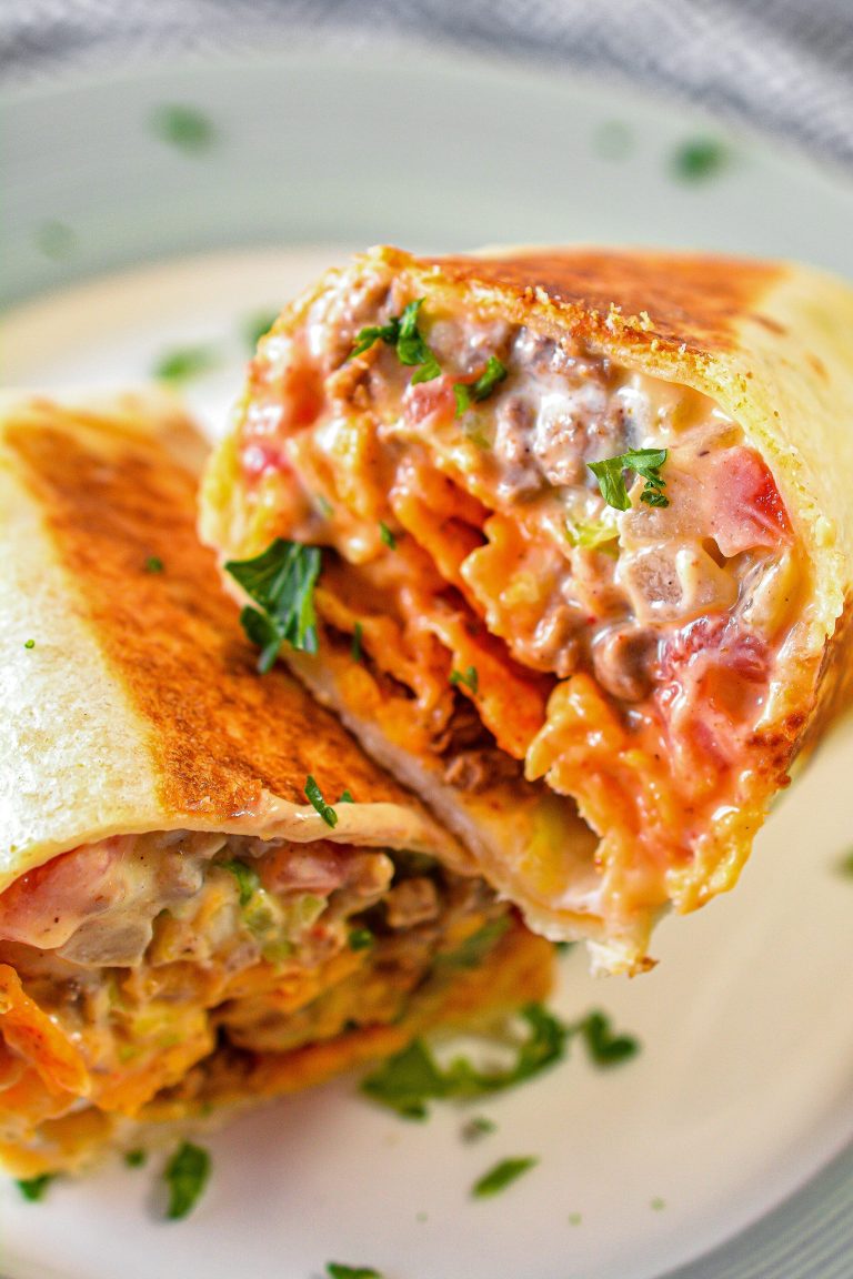 Beefy Nacho Cheese Wrap - Sweet Pea's Kitchen