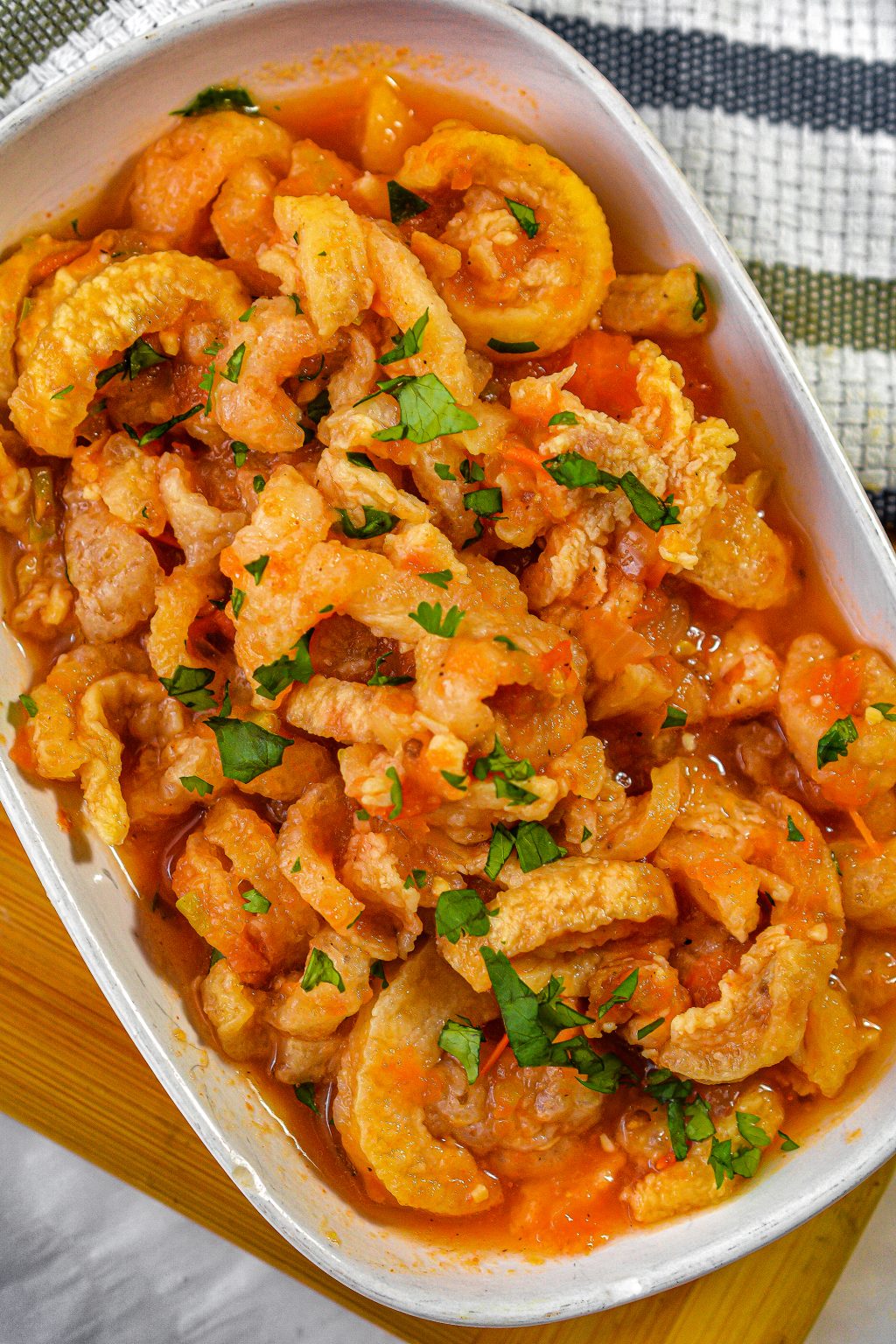 Chicharron in Red Salsa - Sweet Pea's Kitchen