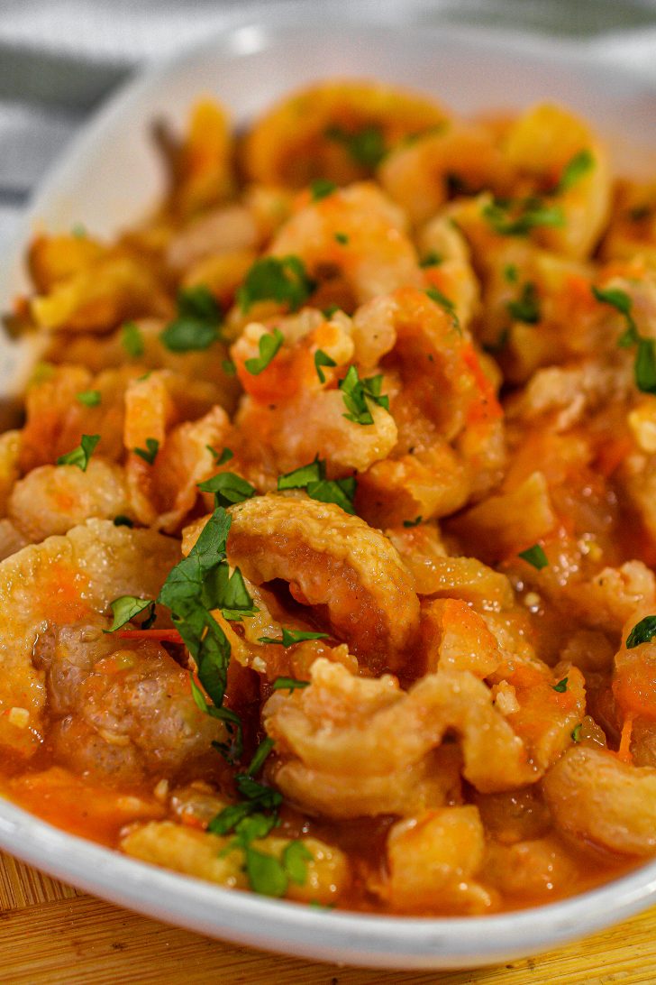 Chicharron in Red Salsa - Sweet Pea's Kitchen