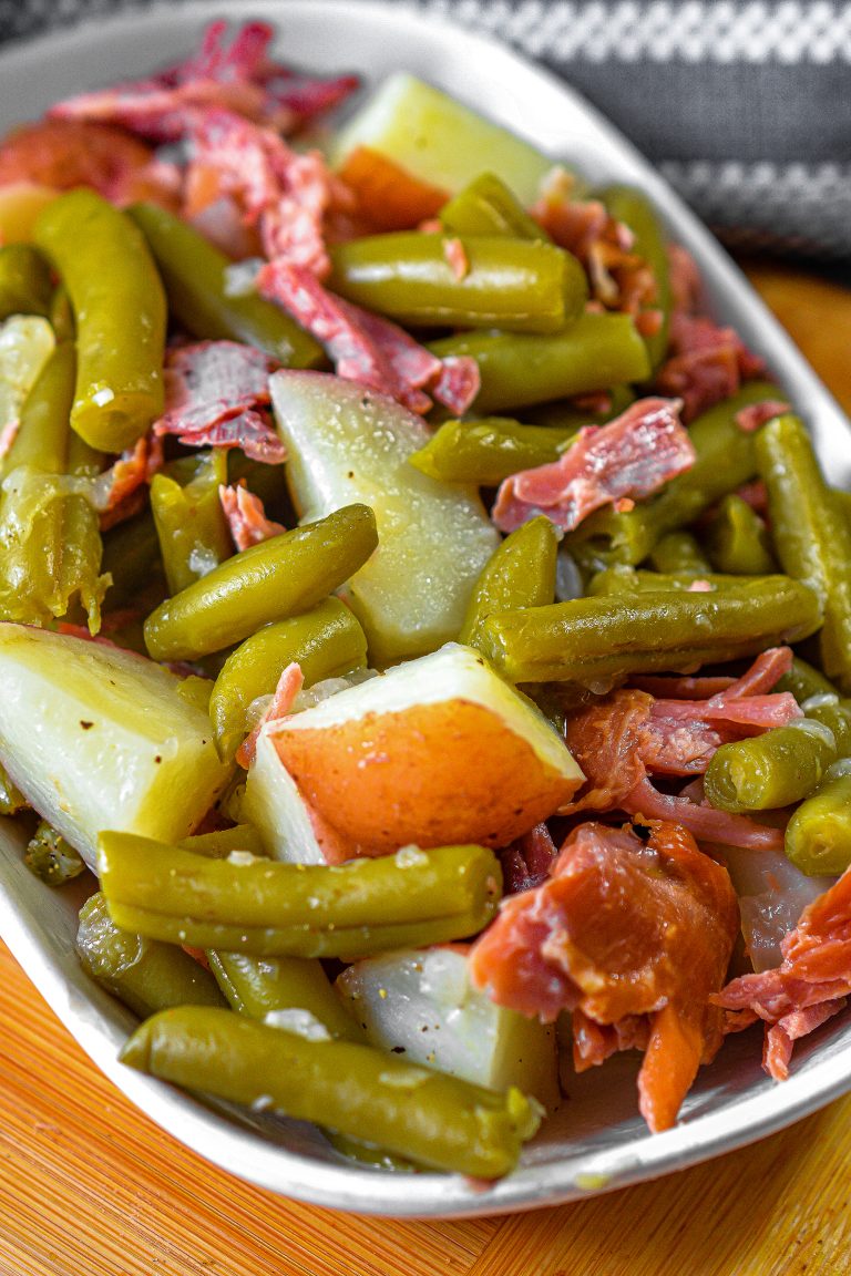 Country Style Green Beans with Red Potatoes - Sweet Pea's Kitchen