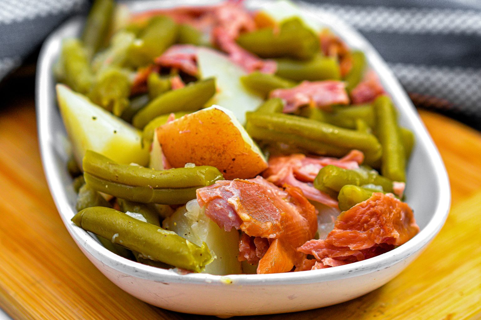 Country Style Green Beans with Red Potatoes - Sweet Pea's Kitchen
