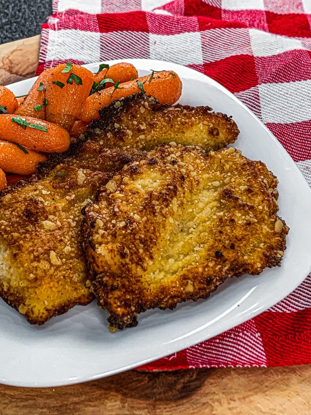 Crispy Chicken Schnitzel - Sweet Pea's Kitchen