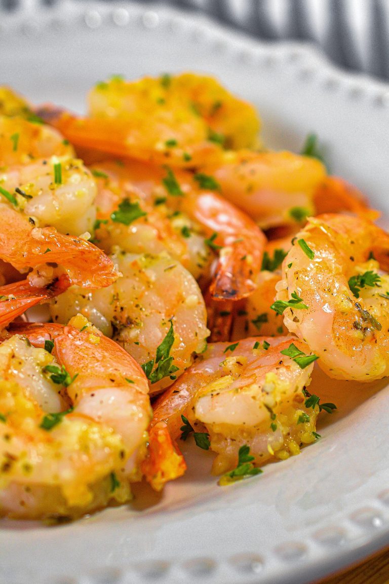 Garlic Parmesan Roasted Shrimp - Sweet Pea's Kitchen