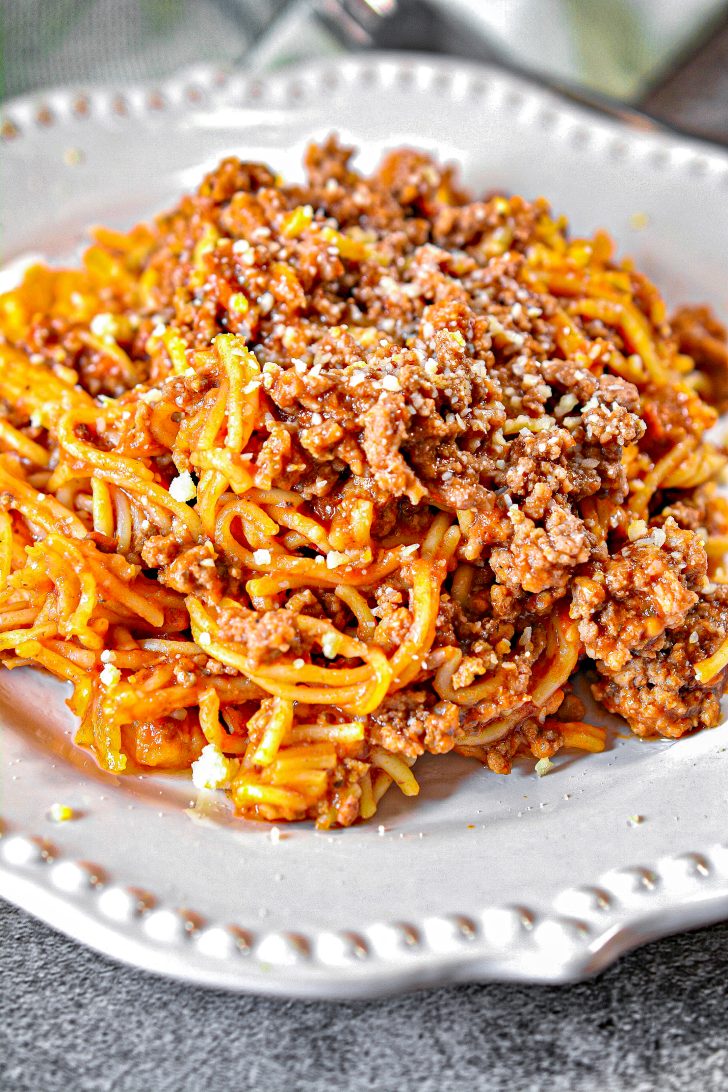 Easy Instant Pot Spaghetti Recipe - Sweet Pea's Kitchen