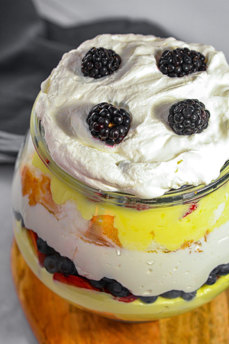Lemon Berry Trifle - Sweet Pea's Kitchen