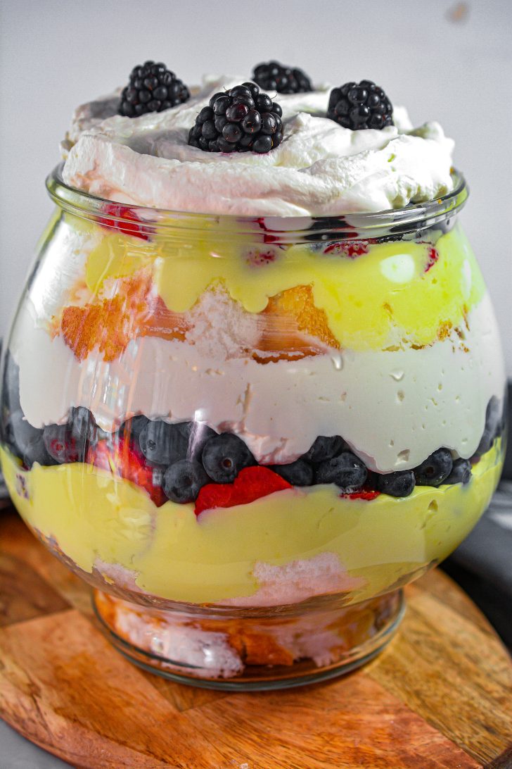 Lemon Berry Trifle - Sweet Pea's Kitchen