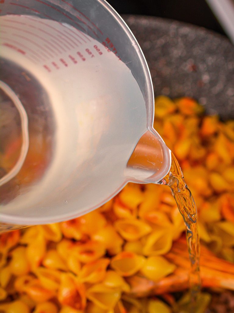Pasta Shells with Ground Beef - Sweet Pea's Kitchen