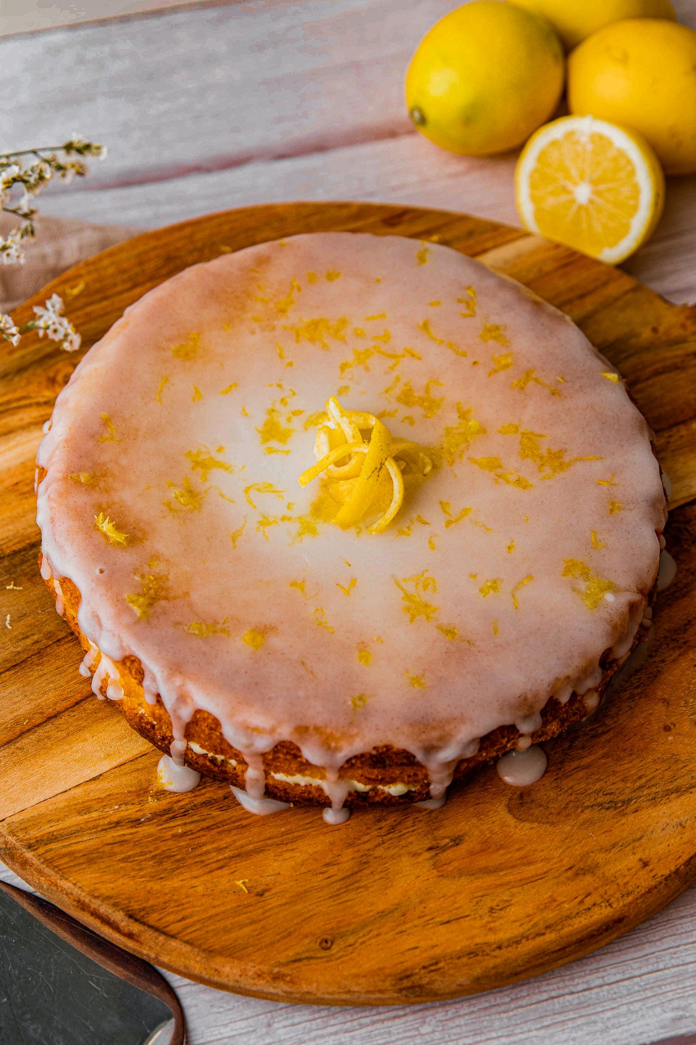 Triple Lemon Cake - Sweet Pea's Kitchen