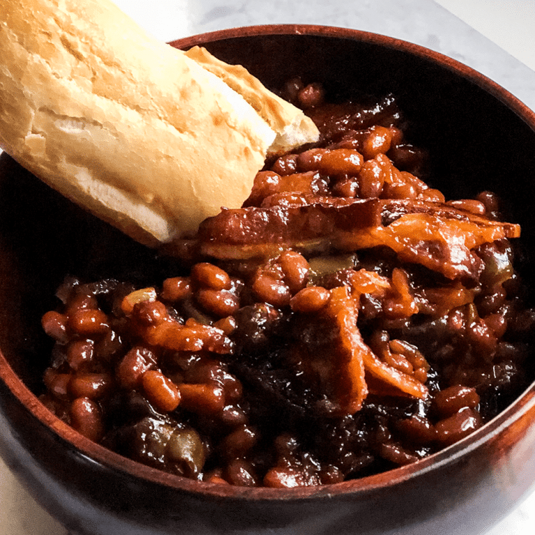 Bacon and Brown Sugar Baked Beans - Sweet Pea's Kitchen
