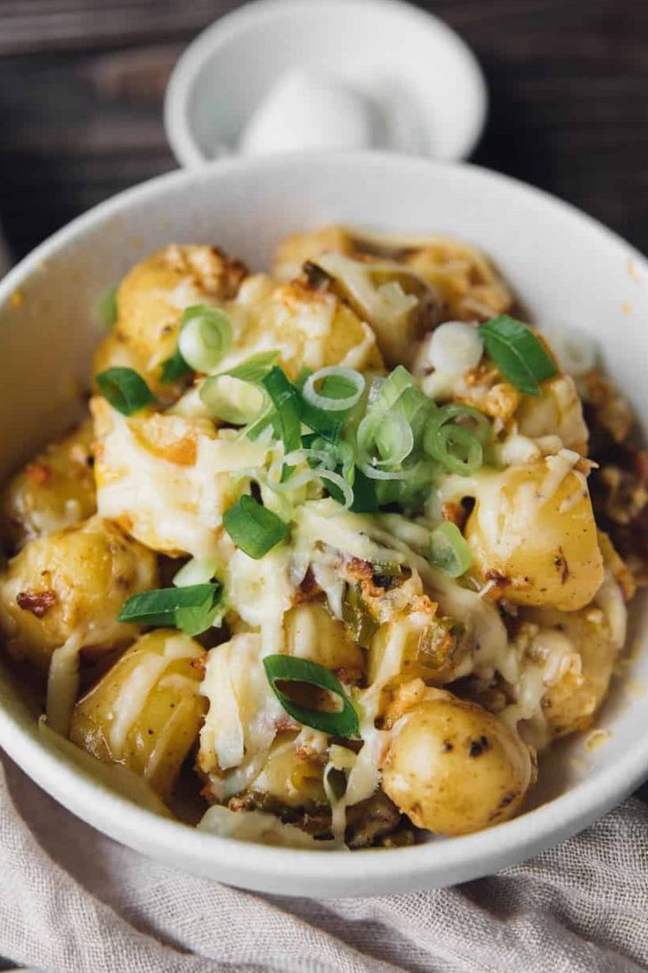 Loaded Slow Cooker Potatoes - Sweet Pea's Kitchen