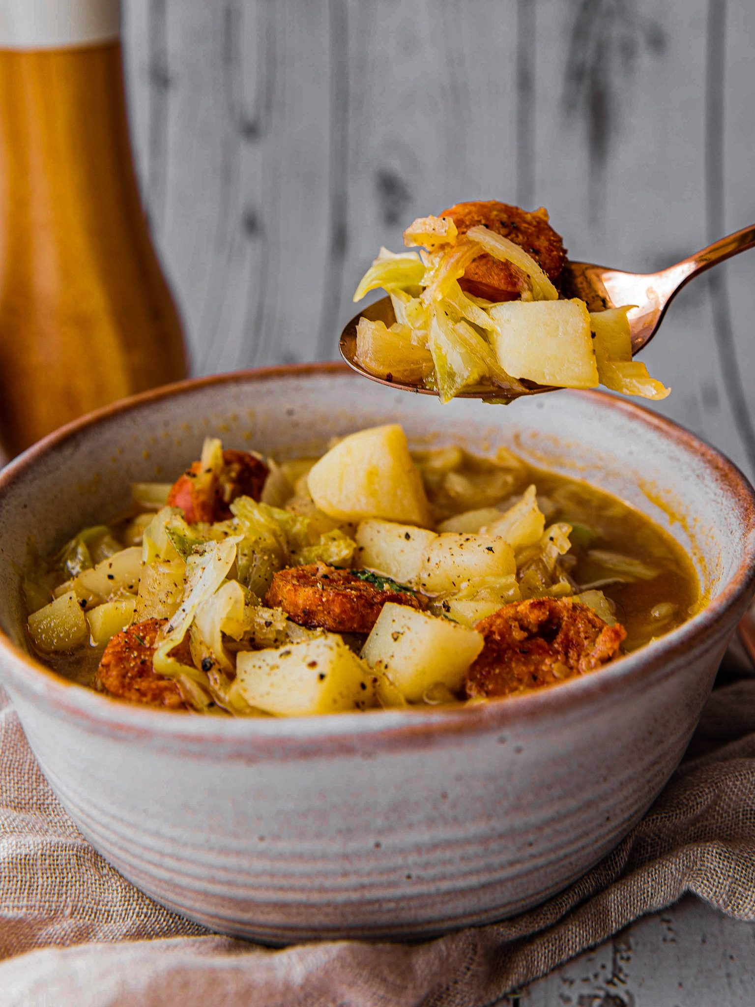 Polish Kielbasa and Cabbage Soup - Sweet Pea's Kitchen