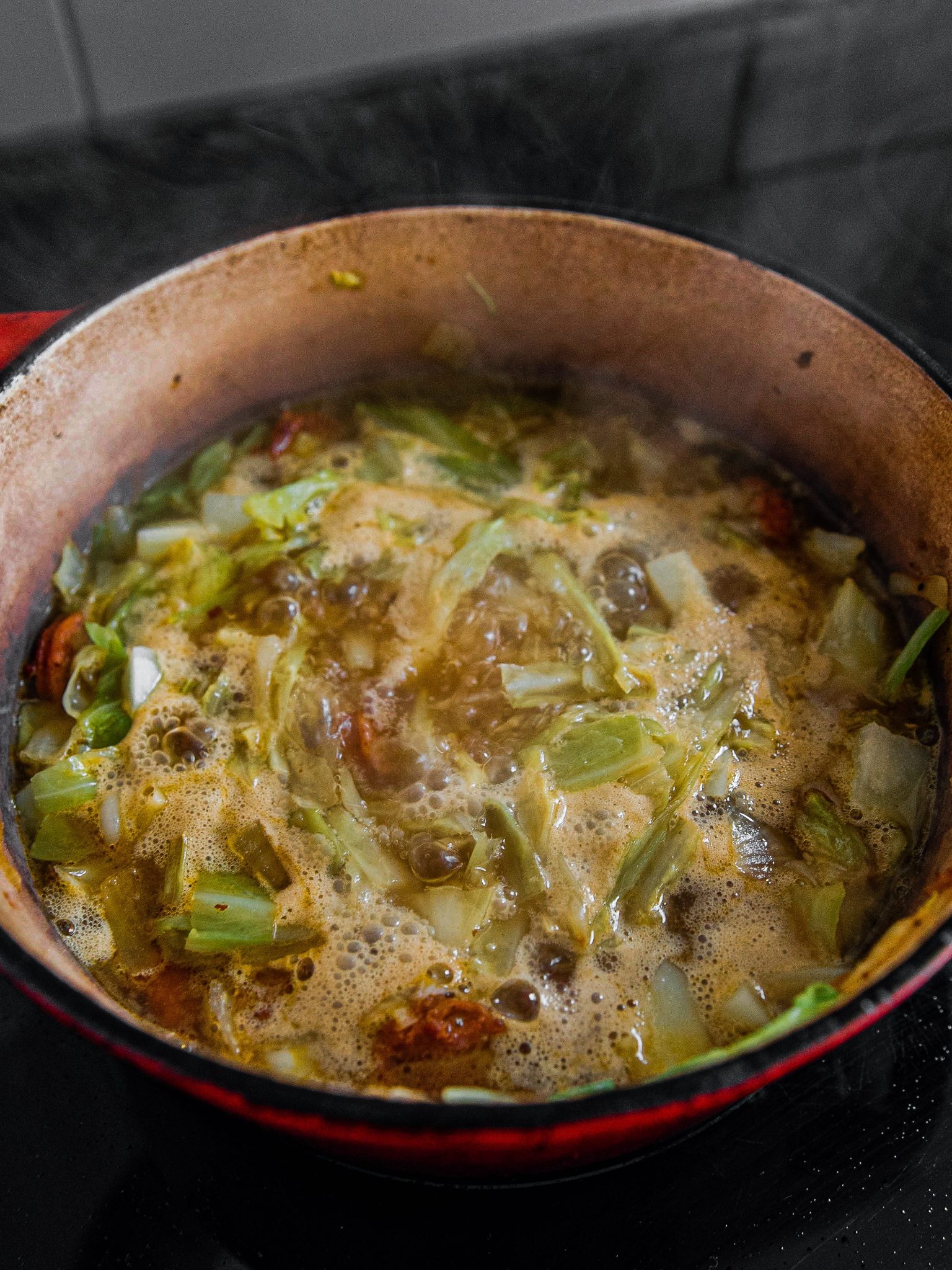 Polish Kielbasa and Cabbage Soup - Sweet Pea's Kitchen