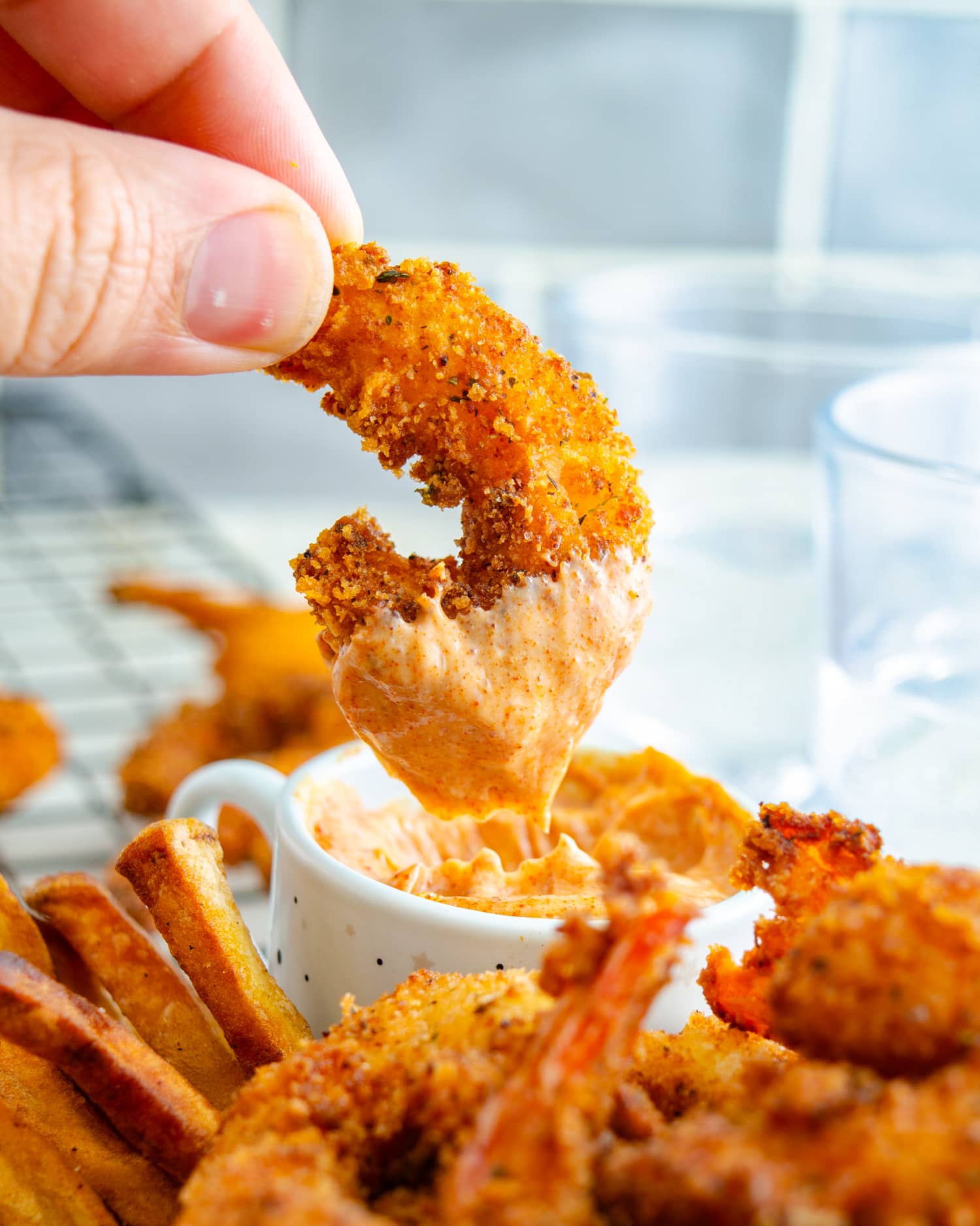 Popcorn Shrimp - Sweet Pea's Kitchen