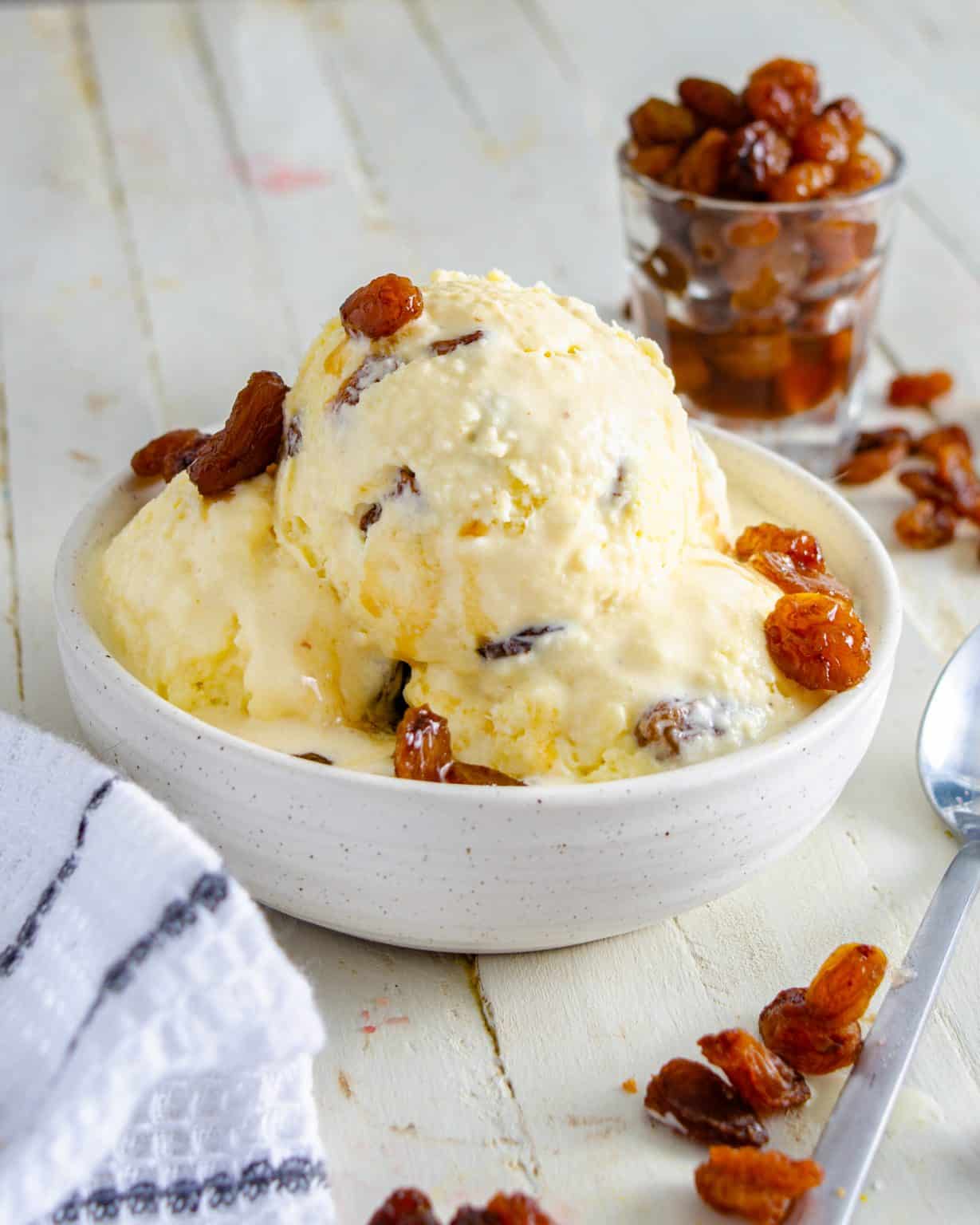 Rum Raisin Ice Cream - Sweet Pea's Kitchen