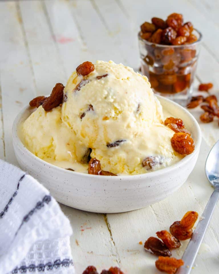 Rum Raisin Ice Cream - Sweet Pea's Kitchen