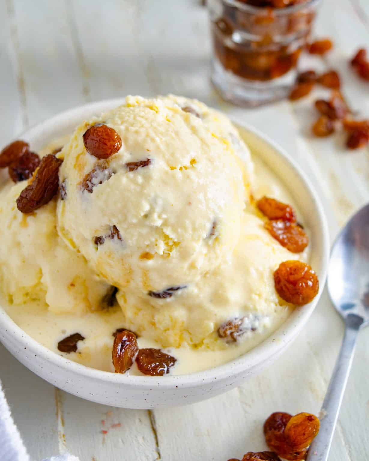 Rum Raisin Ice Cream - Sweet Pea's Kitchen