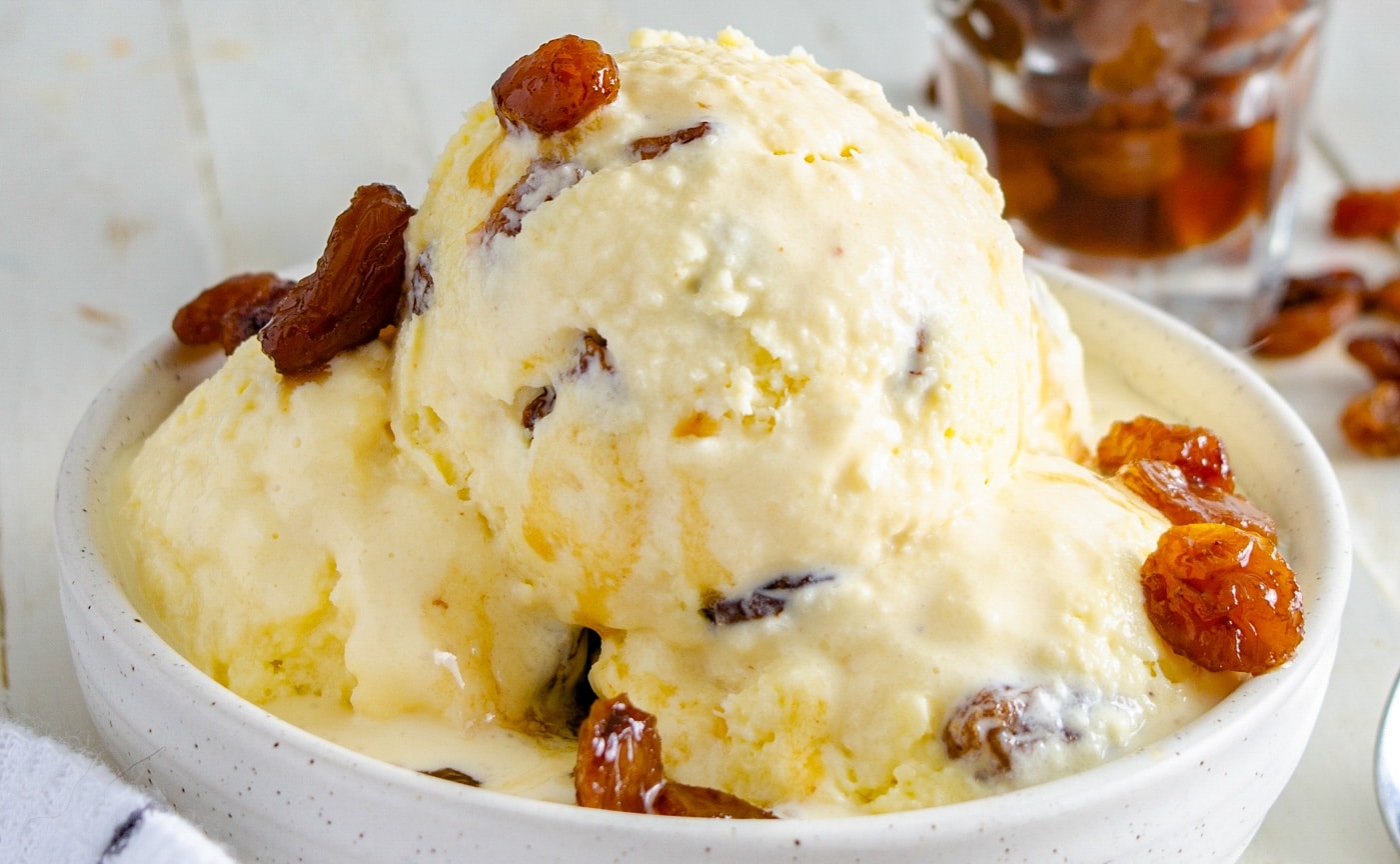 Rum Raisin Ice Cream - Sweet Pea's Kitchen